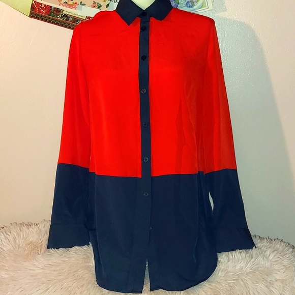 MICHAEL Michael Kors | Tops | Michael Michael Kors Colorblock Top ...